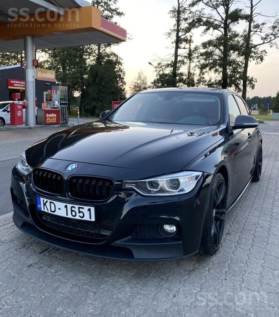 Black BMW 320 2012 in Riga, with an engine capacity of 2.00 L and mileage of 214 thousand km for 13400 €, photo 2 on AUTOMOTO.COM.LV