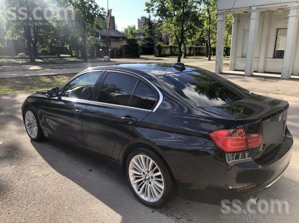 Melns BMW 320 2012 Rīga, ar dzinēja tilpumu 2.00 L un nobraukumu 300 tūkst. km par 12000 €, foto 6 vietnē AUTOMOTO.COM.LV