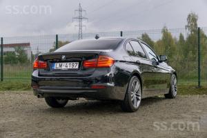 Black BMW 320 2012 in Riga, with an engine capacity of 2.00 L and mileage of 352 thousand km for 10990 €, photo 6 on AUTOMOTO.COM.LV