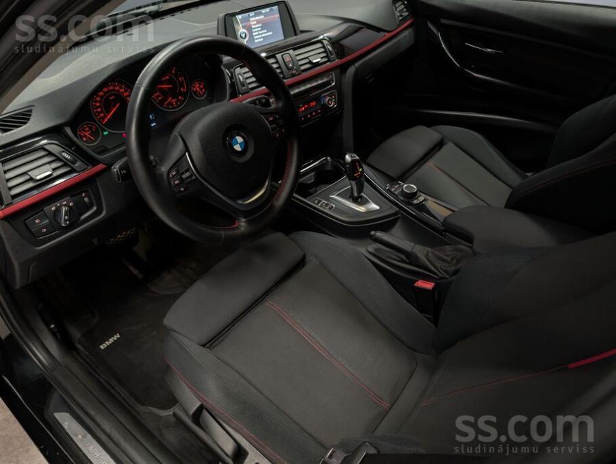 Black BMW 320 2012 in Jurmala, with an engine capacity of 2.00 L and mileage of 283 thousand km for 8990 €, photo 10 on AUTOMOTO.COM.LV