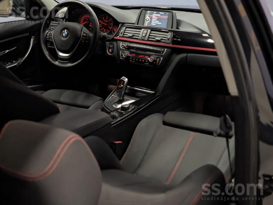 Black BMW 320 2012 in Jurmala, with an engine capacity of 2.00 L and mileage of 283 thousand km for 8990 €, photo 15 on AUTOMOTO.COM.LV