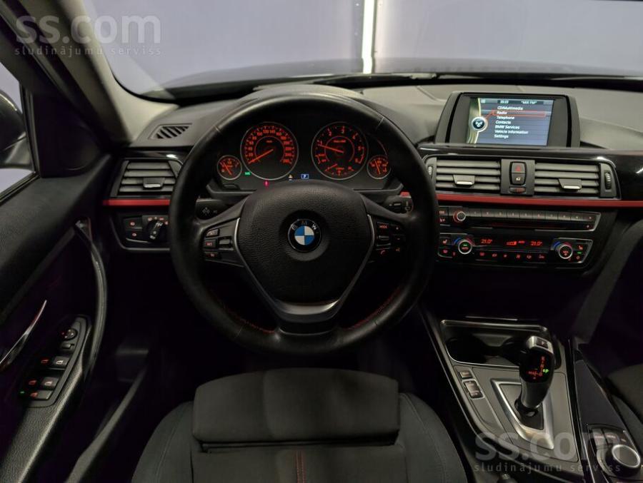 Black BMW 320 2012 in Jurmala, with an engine capacity of 2.00 L and mileage of 283 thousand km for 8990 €, photo 22 on AUTOMOTO.COM.LV