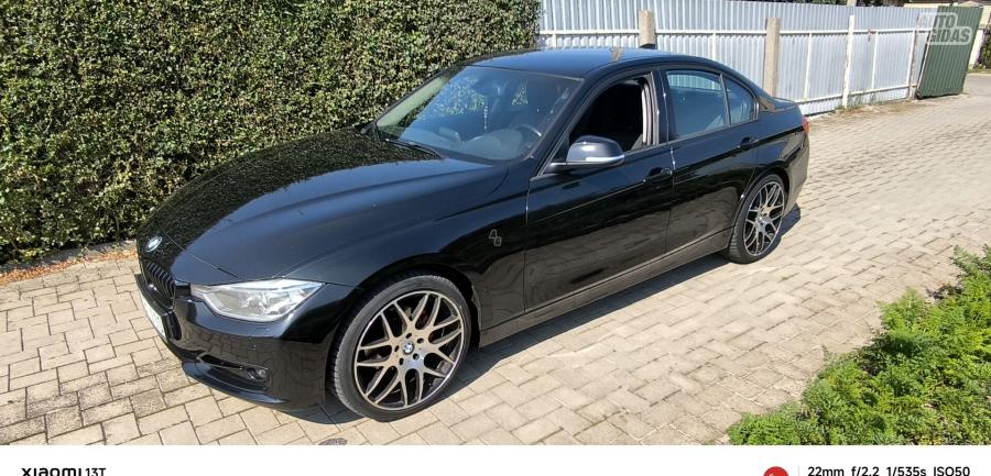 Melns BMW 320 2012 Viļņa, ar dzinēja tilpumu 2.00 L un nobraukumu 315 tūkst. km par 93000 €, foto 3 vietnē AUTOMOTO.COM.LV