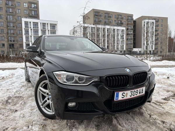 Black BMW 320 2012 in Vilnius, with an engine capacity of 2.00 L and mileage of 246 thousand km for 11700 €, photo 1 on AUTOMOTO.COM.LV