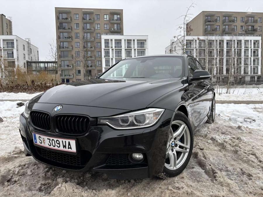 Black BMW 320 2012 in Vilnius, with an engine capacity of 2.00 L and mileage of 246 thousand km for 11700 €, photo 2 on AUTOMOTO.COM.LV