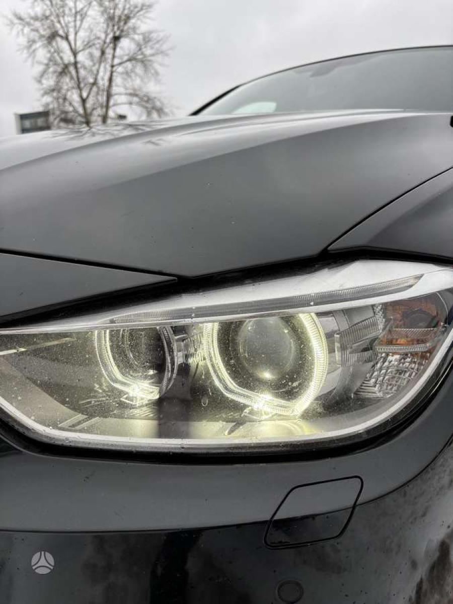 Black BMW 320 2012 in Vilnius, with an engine capacity of 2.00 L and mileage of 246 thousand km for 11700 €, photo 7 on AUTOMOTO.COM.LV