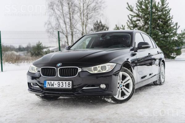 Black BMW 320 2012 in Riga, with an engine capacity of 2.00 L and mileage of 205 thousand km for 9490 €, photo 1 on AUTOMOTO.COM.LV