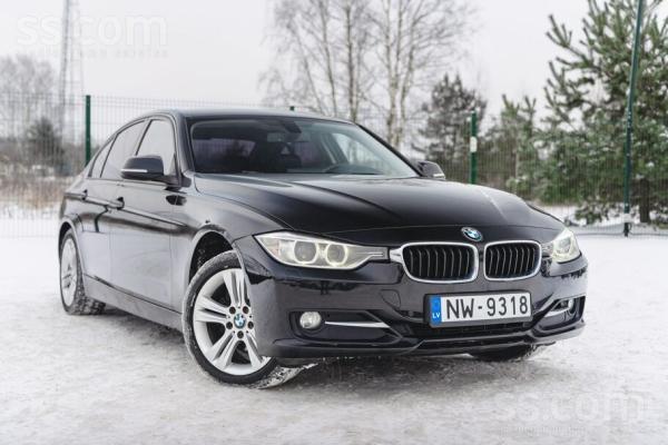 Black BMW 320 2012 in Riga, with an engine capacity of 2.00 L and mileage of 205 thousand km for 9490 €, photo 3 on AUTOMOTO.COM.LV