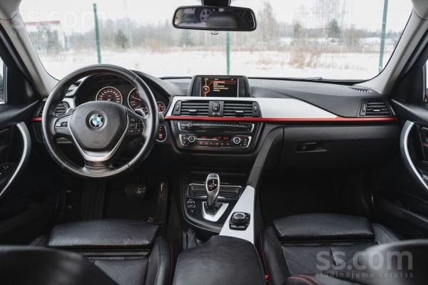 Black BMW 320 2012 in Riga, with an engine capacity of 2.00 L and mileage of 205 thousand km for 9490 €, photo 10 on AUTOMOTO.COM.LV