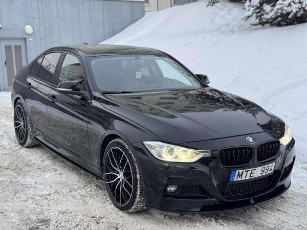Black BMW 320 2012 in Vilnius, with an engine capacity of 2.00 L and mileage of 287 thousand km for 9300 €, photo 1 on AUTOMOTO.COM.LV