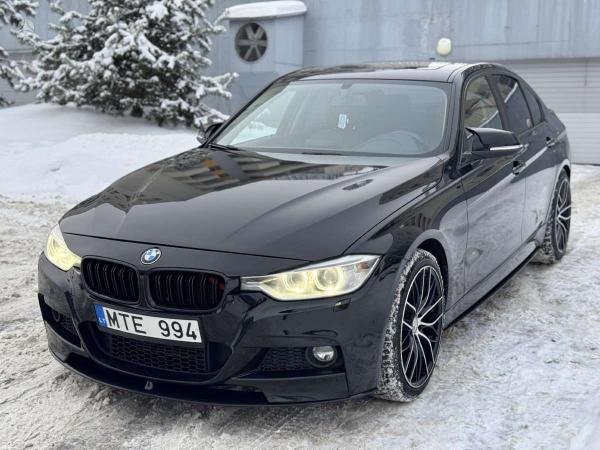 Black BMW 320 2012 in Vilnius, with an engine capacity of 2.00 L and mileage of 287 thousand km for 9300 €, photo 3 on AUTOMOTO.COM.LV