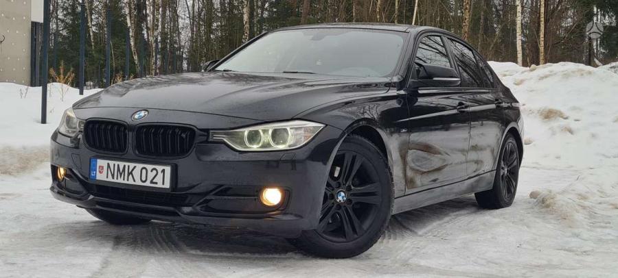 Black BMW 320 2012 in Vilnius, with an engine capacity of 2.00 L and mileage of 295 thousand km for 8700 €, photo 1 on AUTOMOTO.COM.LV