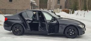Black BMW 320 2012 in Vilnius, with an engine capacity of 2.00 L and mileage of 295 thousand km for 8700 €, photo 18 on AUTOMOTO.COM.LV