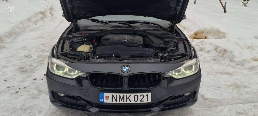 Black BMW 320 2012 in Vilnius, with an engine capacity of 2.00 L and mileage of 295 thousand km for 8700 €, photo 21 on AUTOMOTO.COM.LV