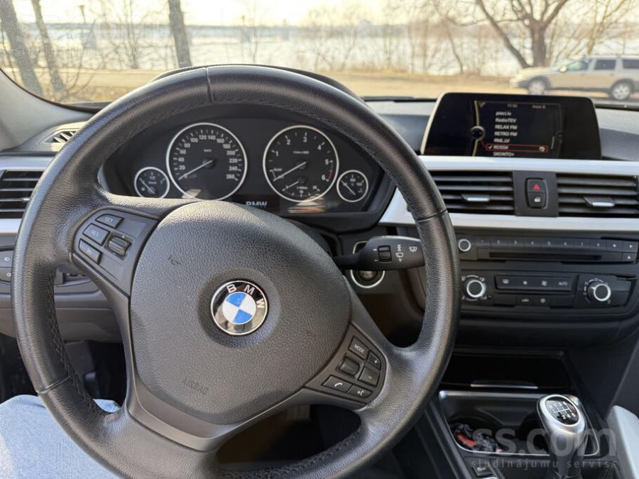 Black BMW 320 2012 in Riga, with an engine capacity of 2.00 L and mileage of 160 thousand km for 7500 €, photo 9 on AUTOMOTO.COM.LV