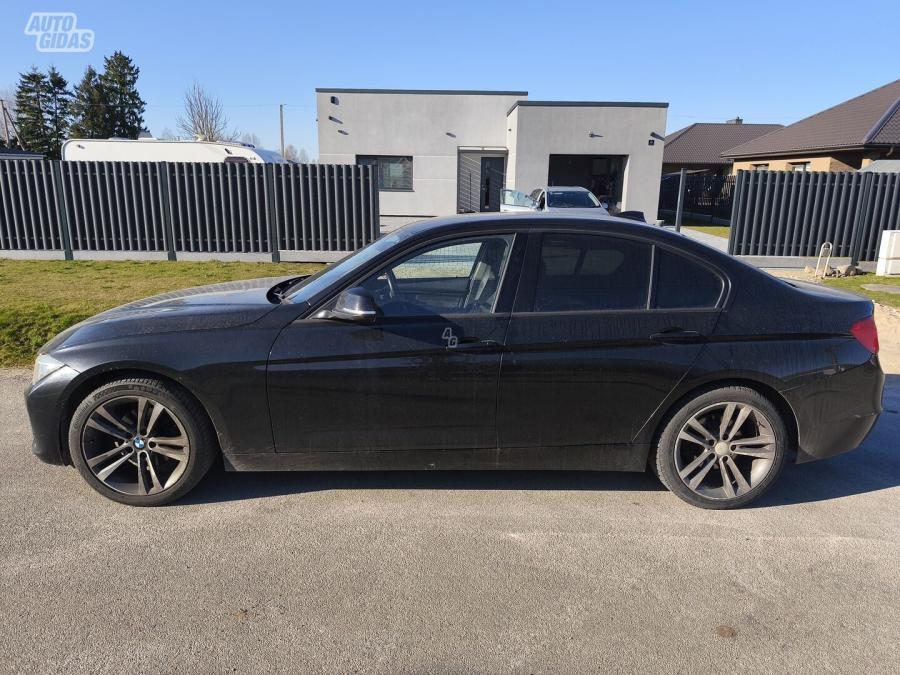 Black BMW 320 2012 in Panevezys, with an engine capacity of 2.00 L and mileage of 313 thousand km for 3000 €, photo 6 on AUTOMOTO.COM.LV