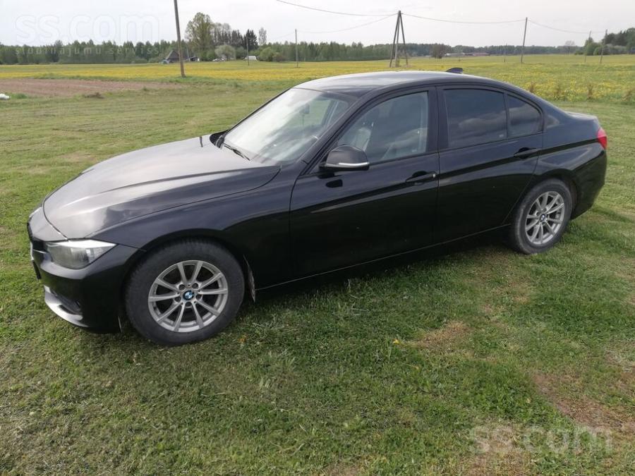 Black BMW 320 2012 in Riga, with an engine capacity of 2.00 L and mileage of 305 thousand km for 7300 €, photo 1 on AUTOMOTO.COM.LV