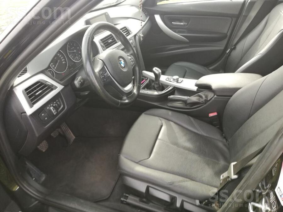 Black BMW 320 2012 in Riga, with an engine capacity of 2.00 L and mileage of 305 thousand km for 7300 €, photo 3 on AUTOMOTO.COM.LV