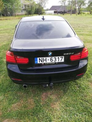 Black BMW 320 2012 in Riga, with an engine capacity of 2.00 L and mileage of 305 thousand km for 7300 €, photo 5 on AUTOMOTO.COM.LV