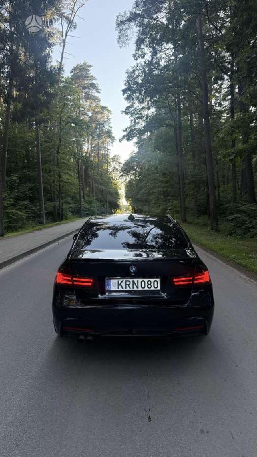 Black BMW 320 2012 in Kedainiai, with an engine capacity of 2.00 L and mileage of 344 thousand km for 12000 €, photo 7 on AUTOMOTO.COM.LV