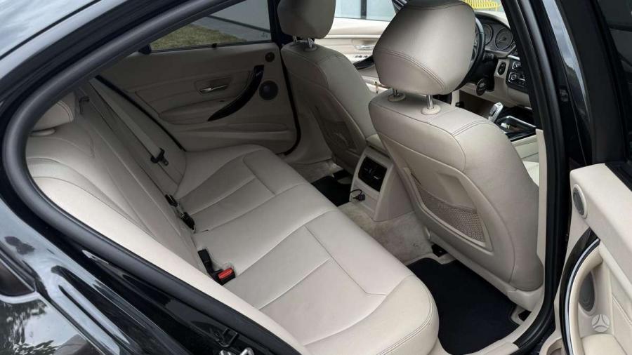 Black BMW 320 2012 in Kedainiai, with an engine capacity of 2.00 L and mileage of 344 thousand km for 12000 €, photo 12 on AUTOMOTO.COM.LV