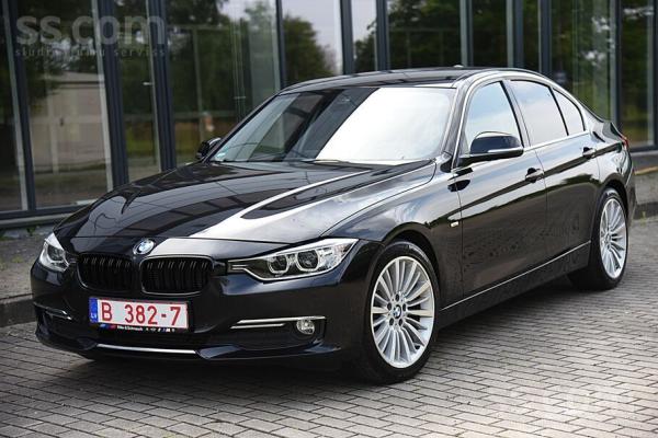 Black BMW 320 2012 in Tukums, with an engine capacity of 2.00 L and mileage of 232 thousand km for 9990 €, photo 1 on AUTOMOTO.COM.LV