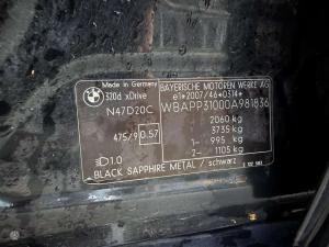 Черный БМВ 320 2012 в Вильнюс, объемом двигателя 2.00 л и пробегом 295 тыс. км за 3900 €, фото 22 на AUTOMOTO.COM.LV