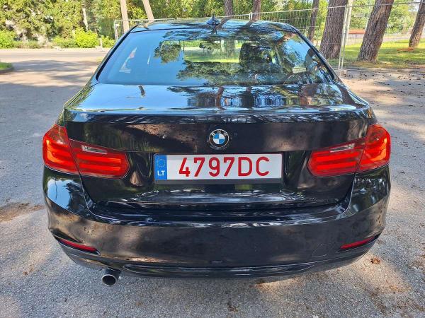 Black BMW 320 2012 in Vilnius, with an engine capacity of 2.00 L and mileage of 221 thousand km for 7900 €, photo 9 on AUTOMOTO.COM.LV
