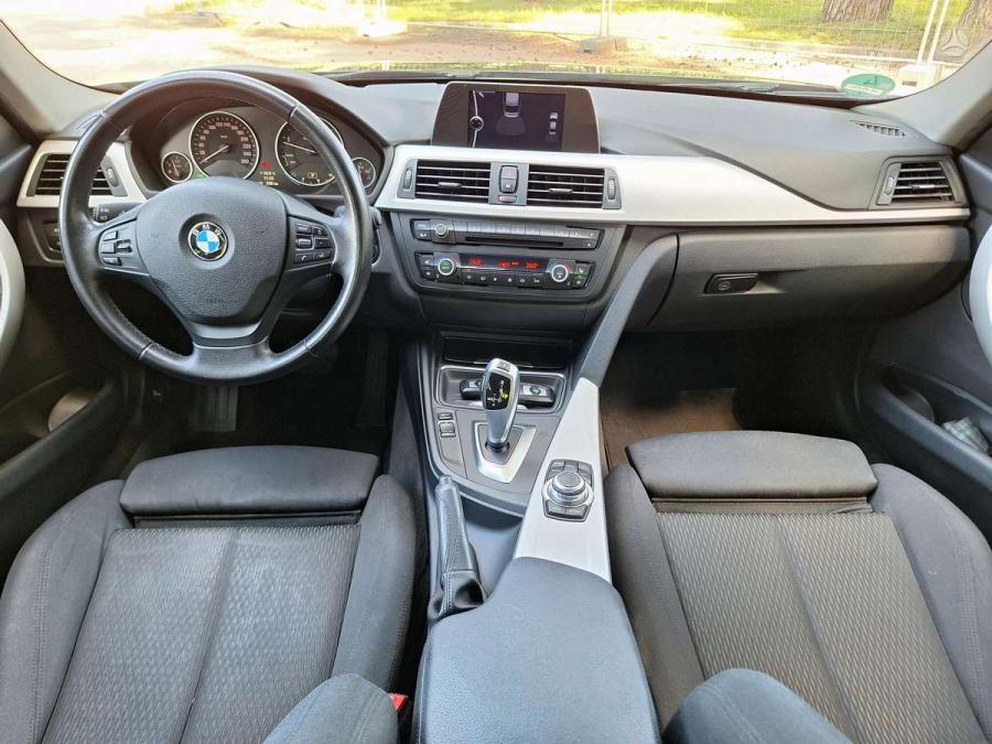 Black BMW 320 2012 in Vilnius, with an engine capacity of 2.00 L and mileage of 221 thousand km for 7900 €, photo 19 on AUTOMOTO.COM.LV