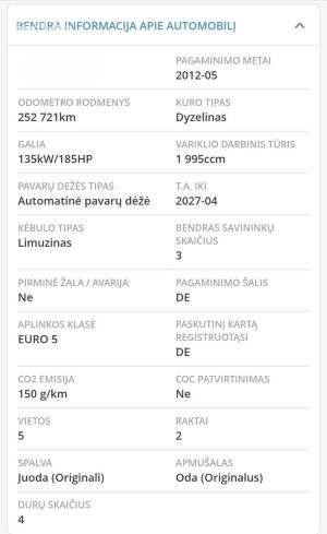 Melns BMW 320 2012 Viļņa, ar dzinēja tilpumu 2.00 L un nobraukumu 253 tūkst. km par 6900 €, foto 23 vietnē AUTOMOTO.COM.LV