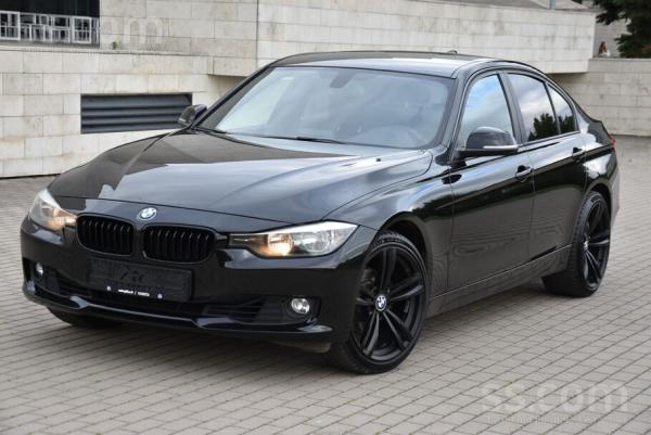 Black BMW 320 2012 in Riga, with an engine capacity of 2.00 L and mileage of 189 thousand km for 10550 €, photo 1 on AUTOMOTO.COM.LV
