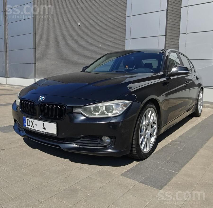 Black BMW 320 2012 in Riga, with an engine capacity of 2.00 L and mileage of 191 thousand km for 10000 €, photo 4 on AUTOMOTO.COM.LV