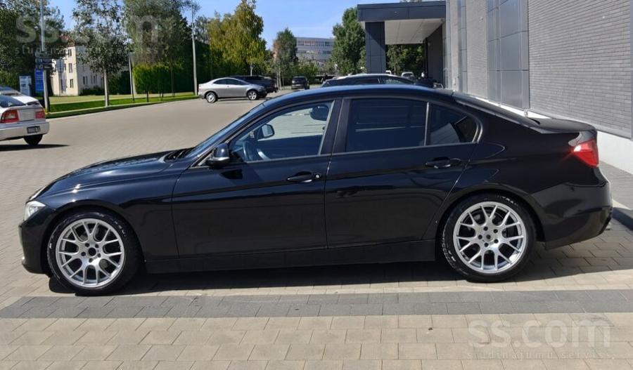 Black BMW 320 2012 in Riga, with an engine capacity of 2.00 L and mileage of 191 thousand km for 10000 €, photo 6 on AUTOMOTO.COM.LV