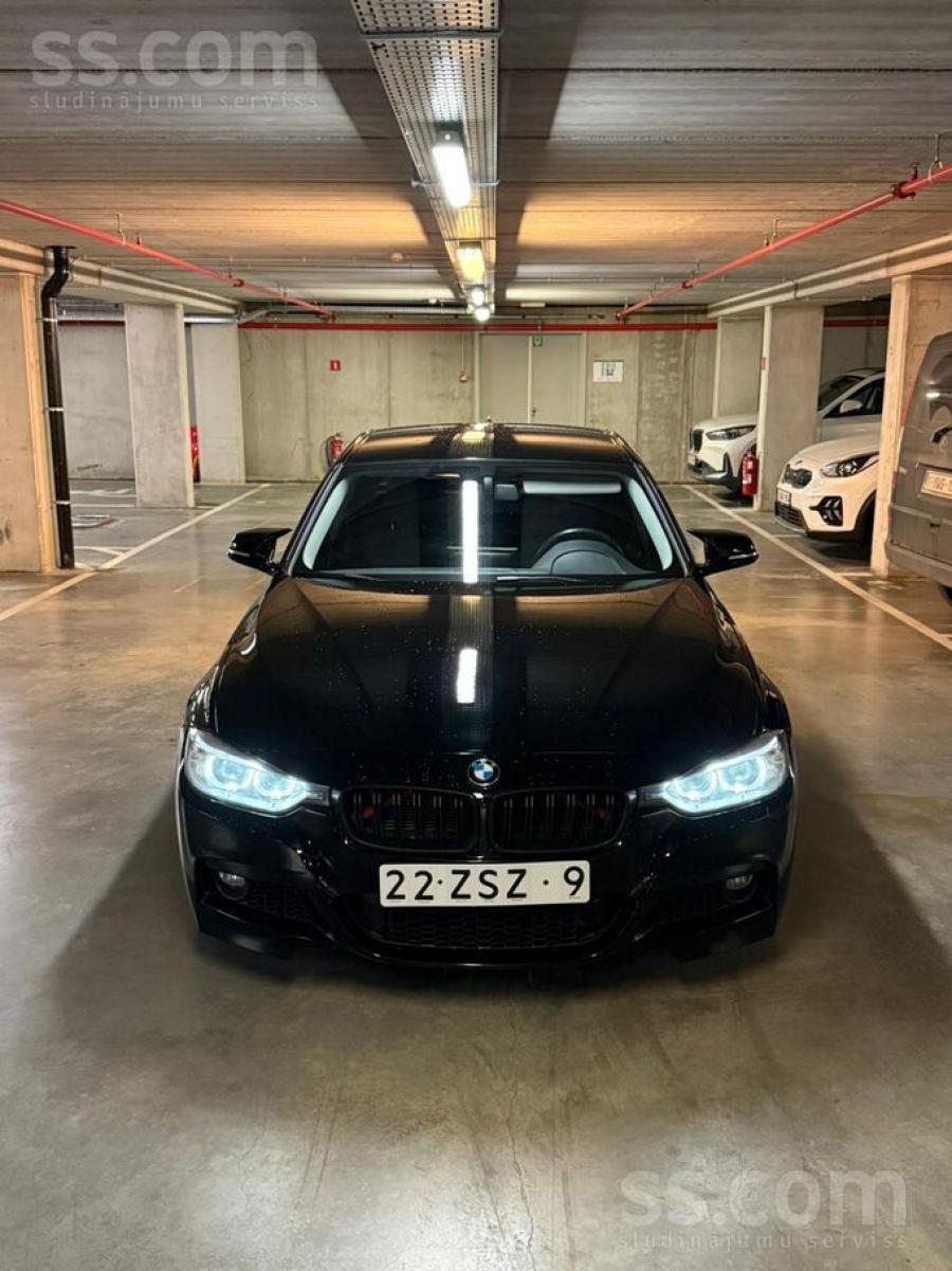 Black BMW 320 2013 in Riga, with an engine capacity of 1.60 L and mileage of 245 thousand km for 11900 €, photo 2 on AUTOMOTO.COM.LV
