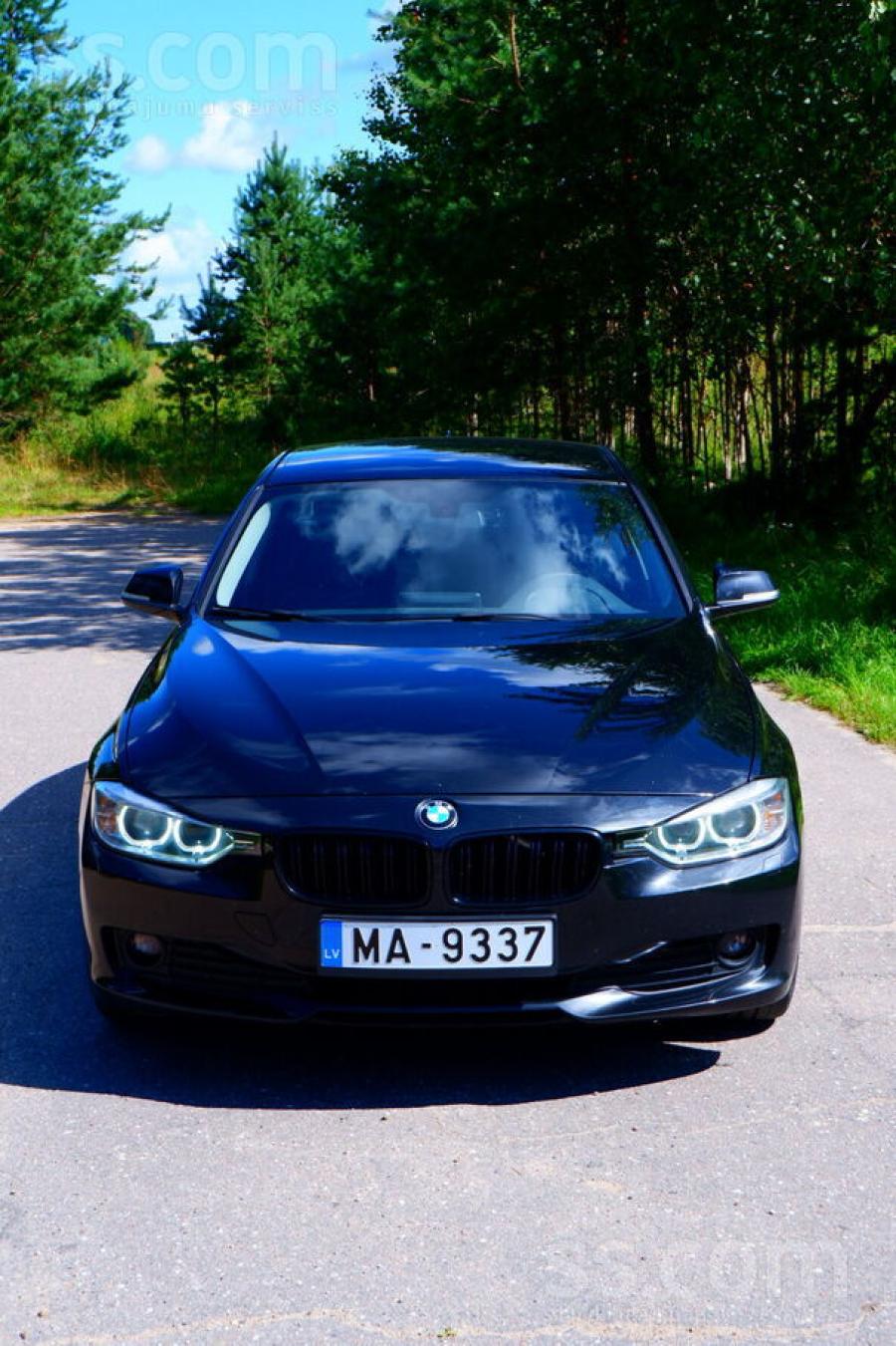 Black BMW 320 2013 in Riga, with an engine capacity of 2.00 L and mileage of 230 thousand km for 10800 €, photo 3 on AUTOMOTO.COM.LV