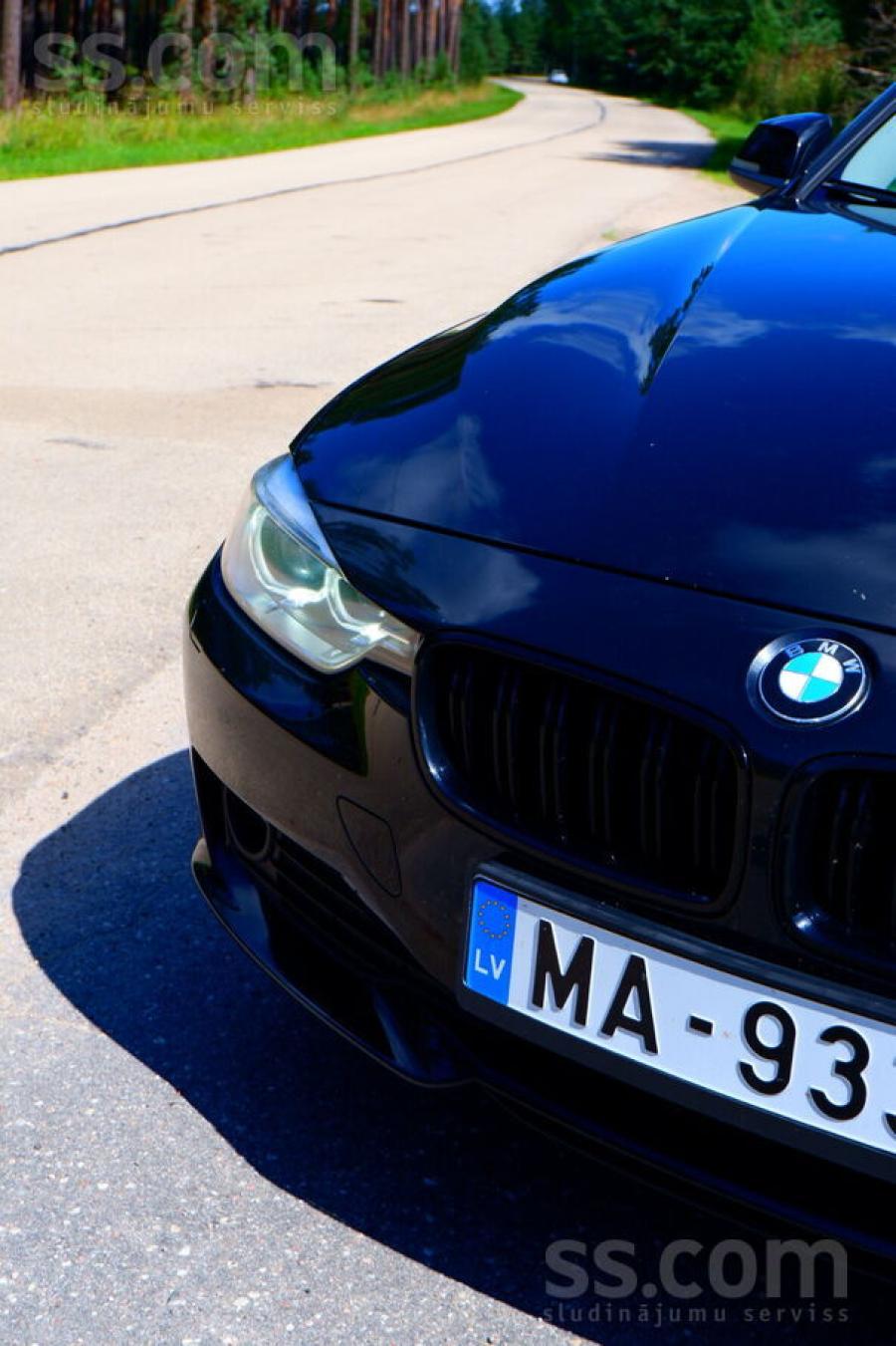 Black BMW 320 2013 in Riga, with an engine capacity of 2.00 L and mileage of 230 thousand km for 10800 €, photo 4 on AUTOMOTO.COM.LV