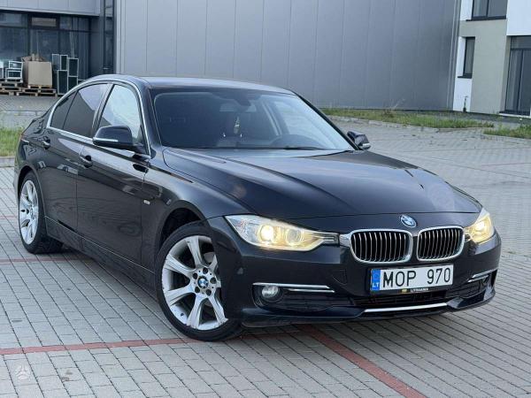 Black BMW 320 2013 in Vilnius, with an engine capacity of 2.00 L and mileage of 270 thousand km for 4600 €, photo 1 on AUTOMOTO.COM.LV