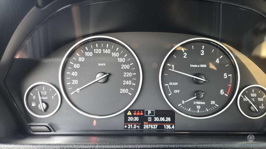 Melns BMW 320 2013 Kauņa, ar dzinēja tilpumu 2.00 L un nobraukumu 288 tūkst. km par 9200 €, foto 16 vietnē AUTOMOTO.COM.LV