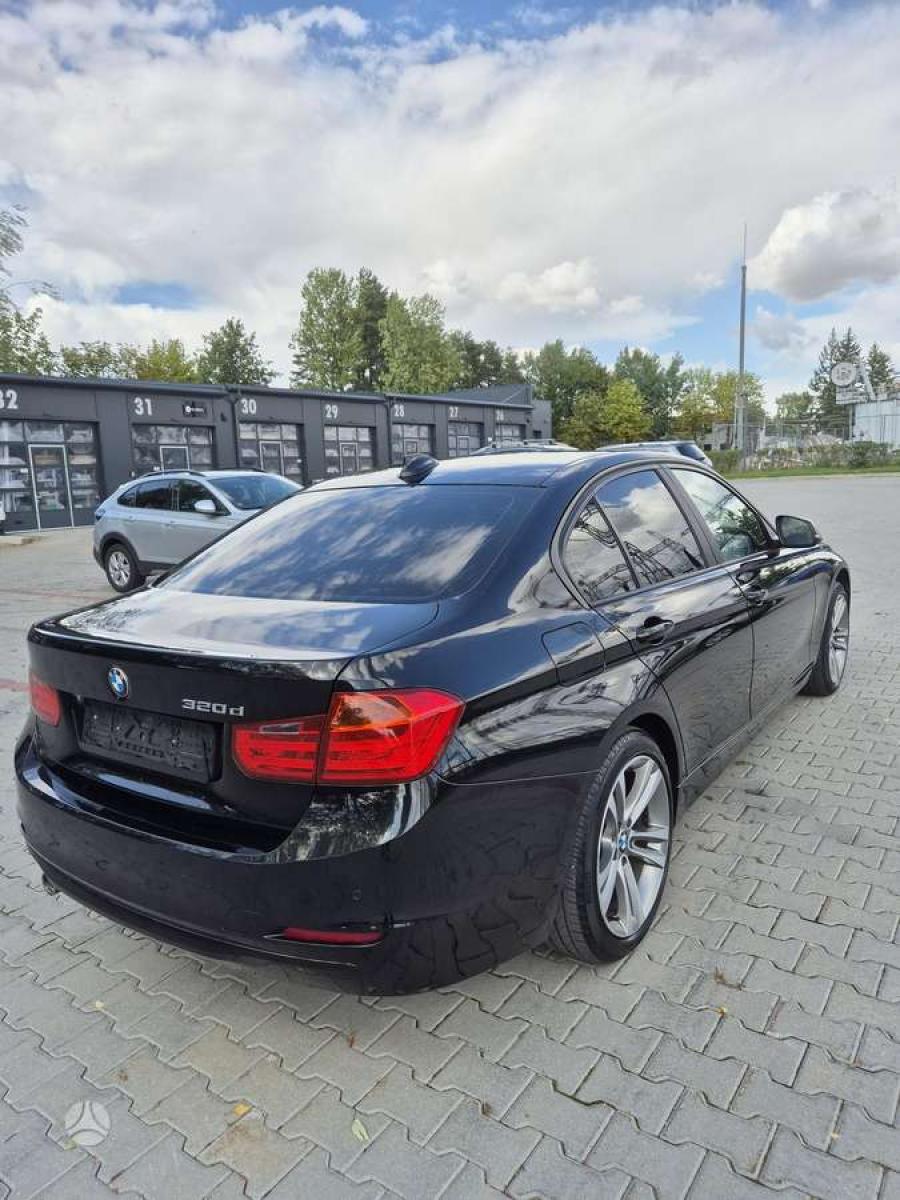 Black BMW 320 2013 in Siauliai, with an engine capacity of 2.00 L and mileage of 336 thousand km for 8950 €, photo 10 on AUTOMOTO.COM.LV