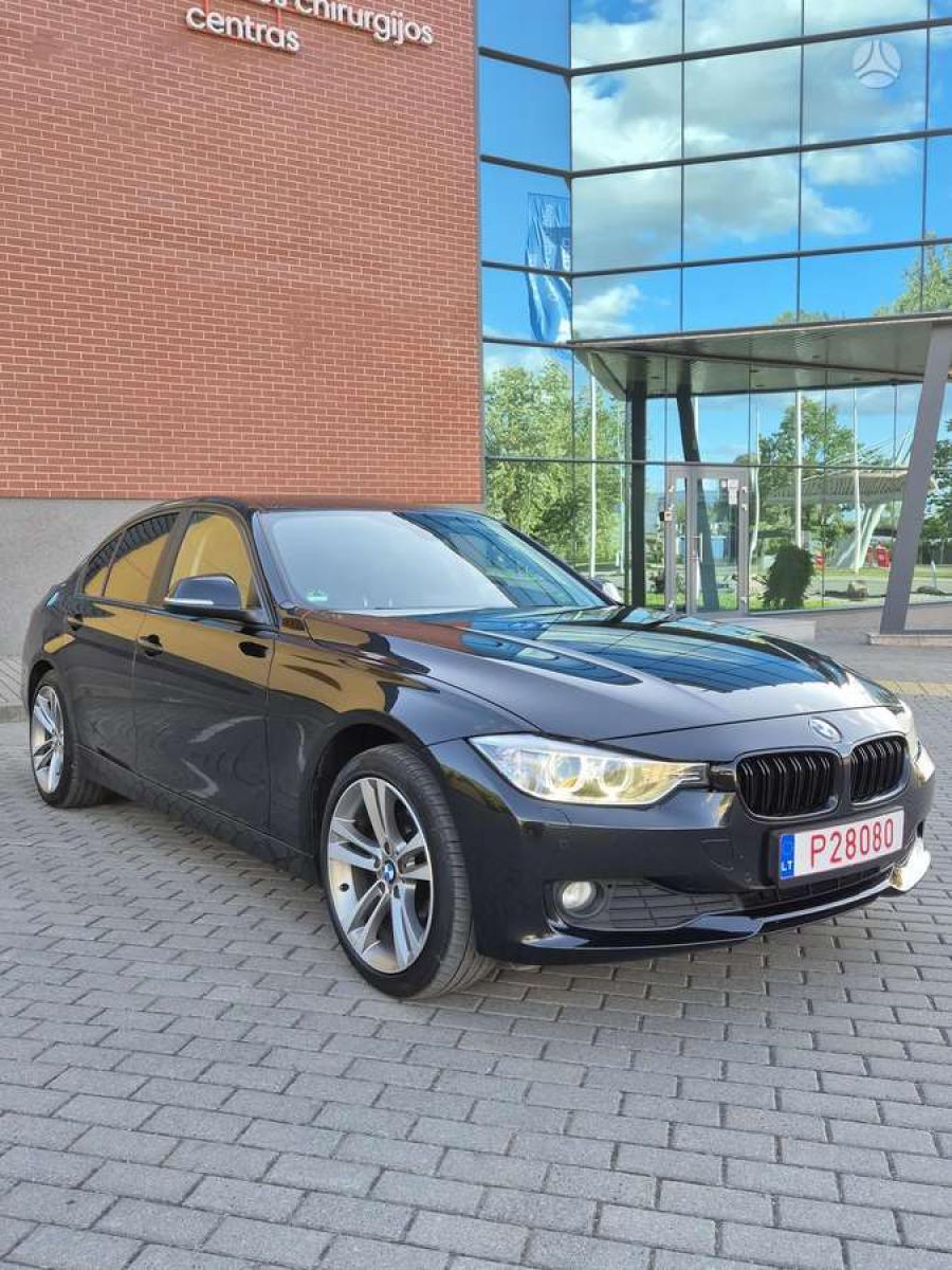 Black BMW 320 2013 in Siauliai, with an engine capacity of 2.00 L and mileage of 336 thousand km for 8950 €, photo 14 on AUTOMOTO.COM.LV