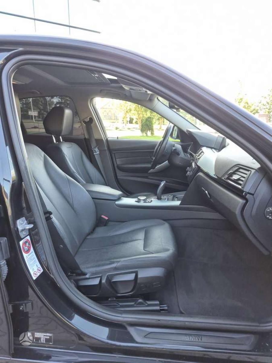 Black BMW 320 2013 in Siauliai, with an engine capacity of 2.00 L and mileage of 336 thousand km for 8950 €, photo 26 on AUTOMOTO.COM.LV