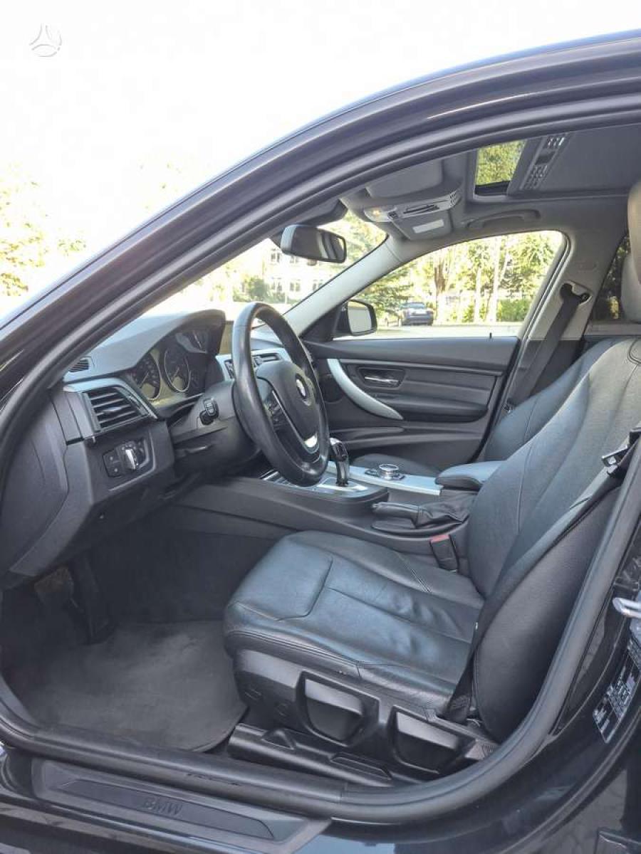 Black BMW 320 2013 in Siauliai, with an engine capacity of 2.00 L and mileage of 336 thousand km for 8950 €, photo 27 on AUTOMOTO.COM.LV