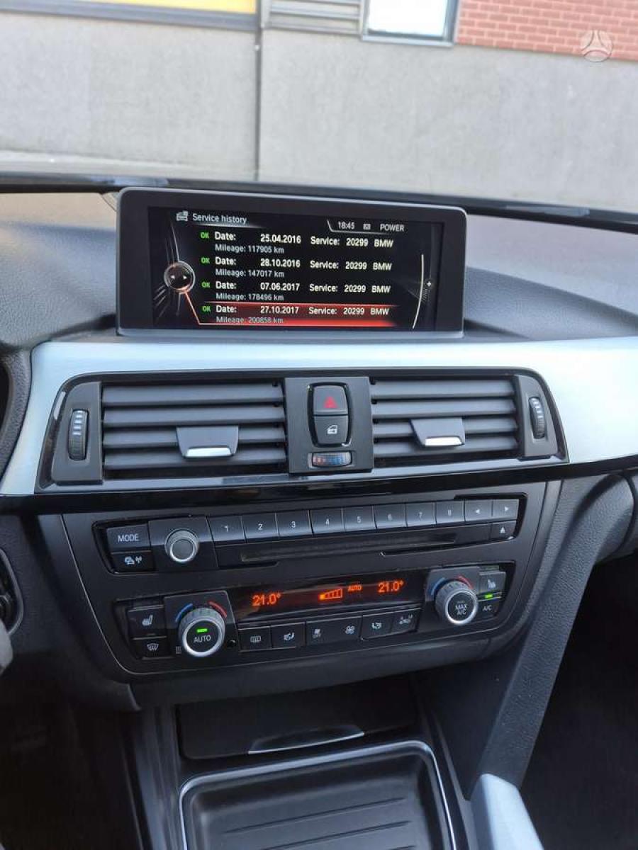 Black BMW 320 2013 in Siauliai, with an engine capacity of 2.00 L and mileage of 336 thousand km for 8950 €, photo 29 on AUTOMOTO.COM.LV