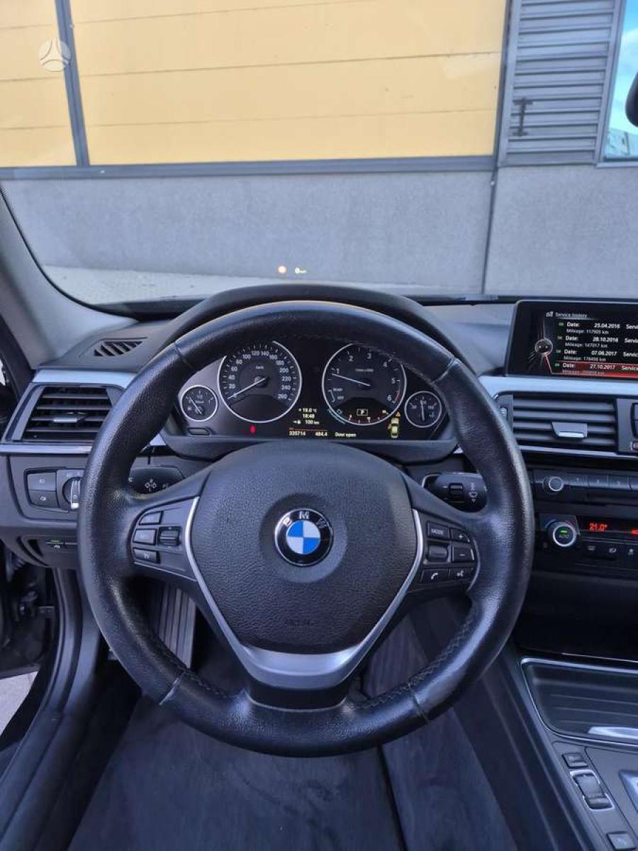 Black BMW 320 2013 in Siauliai, with an engine capacity of 2.00 L and mileage of 336 thousand km for 8950 €, photo 34 on AUTOMOTO.COM.LV