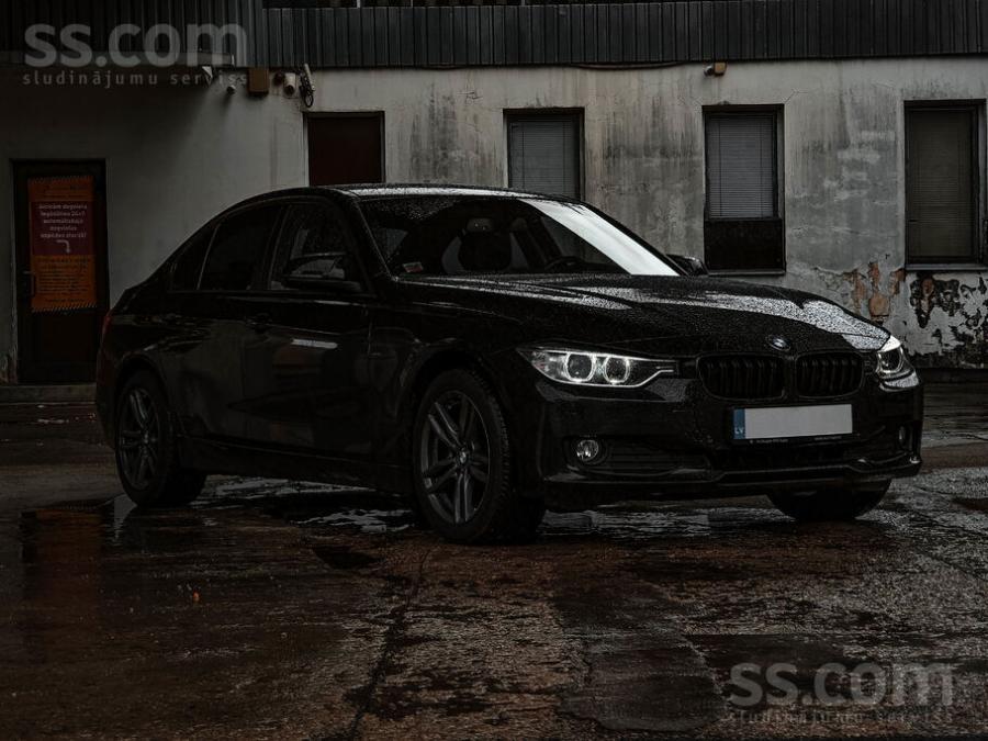 Black BMW 320 2013 in Riga, with an engine capacity of 2.00 L and mileage of 127 thousand km for 13990 €, photo 8 on AUTOMOTO.COM.LV