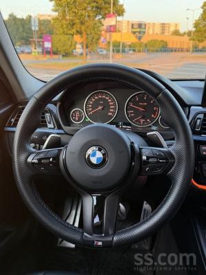 Black BMW 320 2013 in Riga, with an engine capacity of 2.00 L and mileage of 127 thousand km for 13990 €, photo 13 on AUTOMOTO.COM.LV