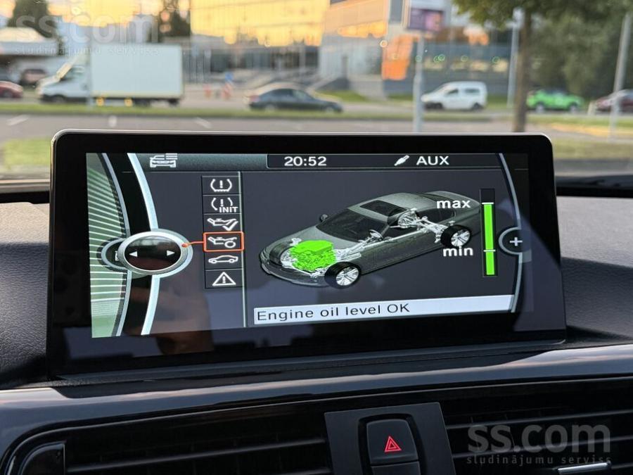 Black BMW 320 2013 in Riga, with an engine capacity of 2.00 L and mileage of 127 thousand km for 13990 €, photo 22 on AUTOMOTO.COM.LV