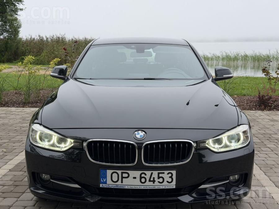 Black BMW 320 2013 in Ludza, with an engine capacity of 2.00 L and mileage of 0 thousand km for 9500 €, photo 1 on AUTOMOTO.COM.LV