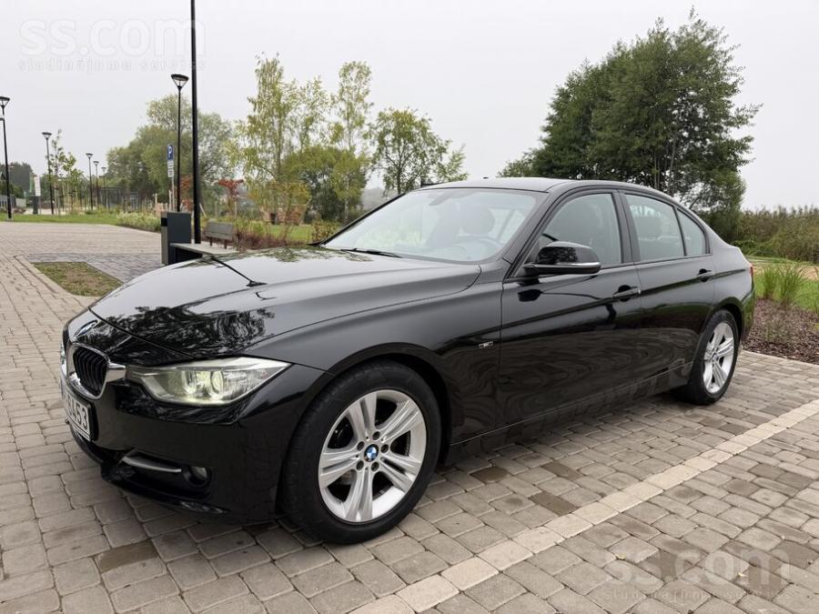 Black BMW 320 2013 in Ludza, with an engine capacity of 2.00 L and mileage of 0 thousand km for 9500 €, photo 7 on AUTOMOTO.COM.LV