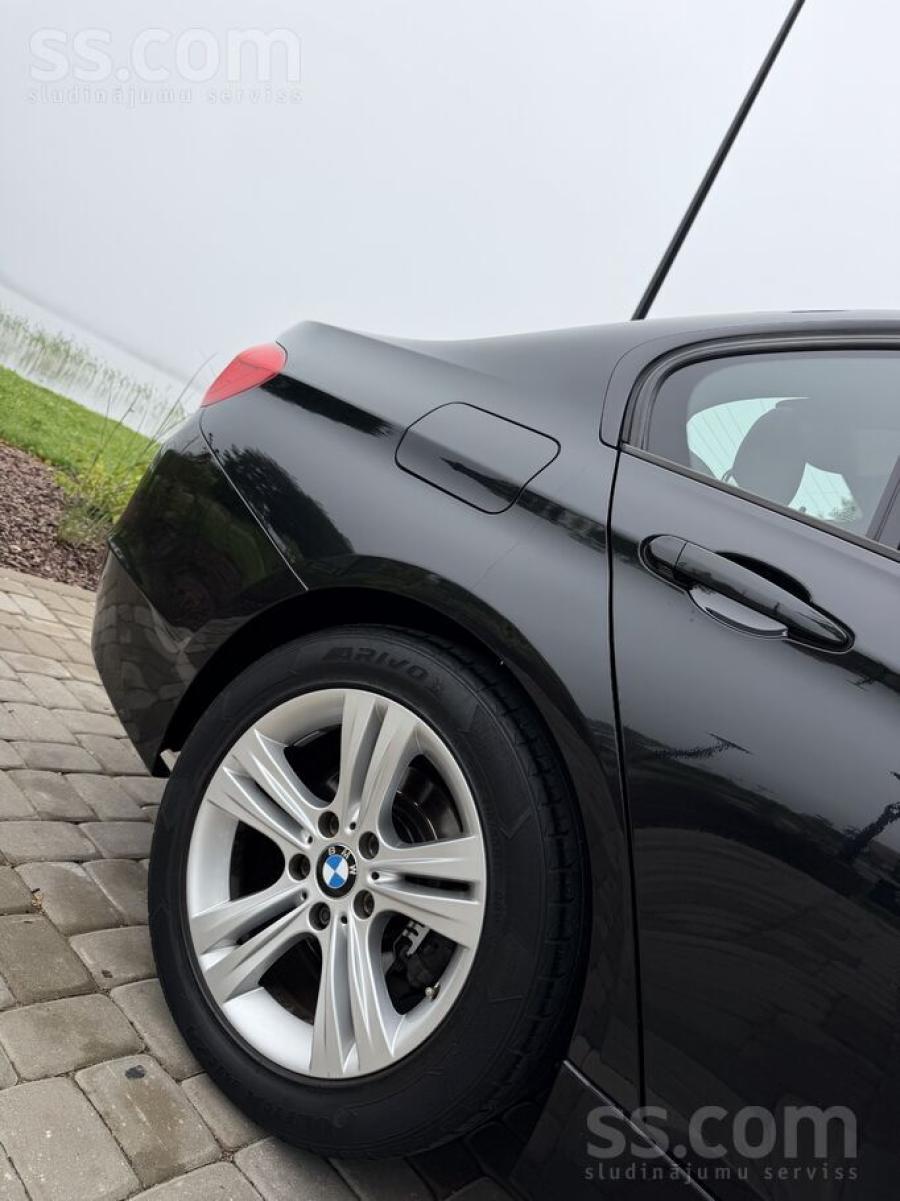 Black BMW 320 2013 in Ludza, with an engine capacity of 2.00 L and mileage of 0 thousand km for 9500 €, photo 9 on AUTOMOTO.COM.LV